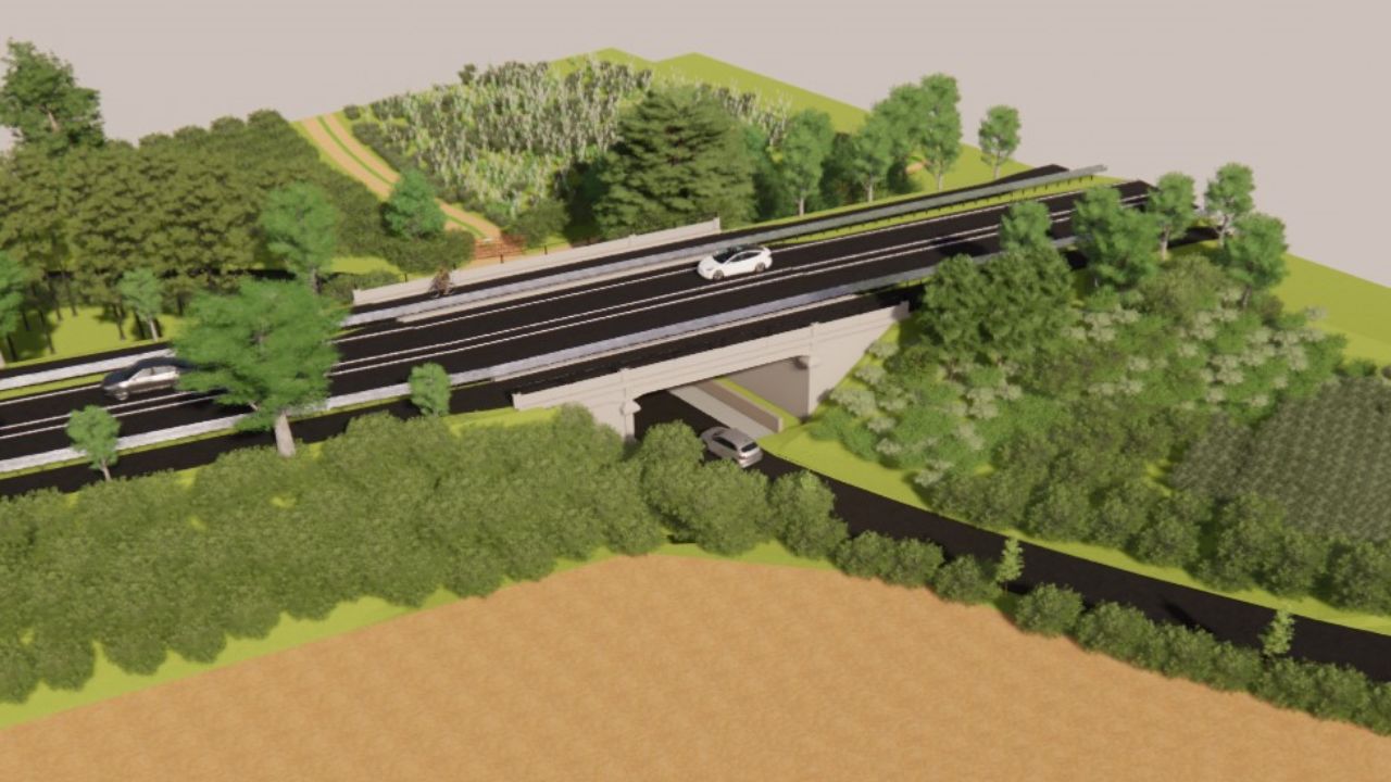 Heuvelland Vandaag® - Nieuw viaduct op N278 bij Cadier en Keer